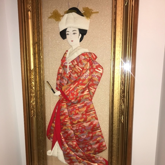 Art | Vintage Japanese Artist Kome Geisha Shadow Box | Poshmark